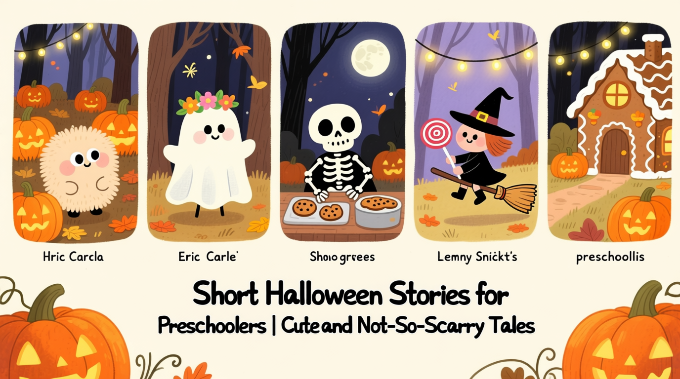 7 Short Halloween Stories for Preschoolers | Cute and Not-So-Scary Tales