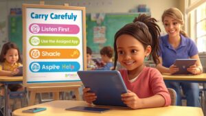 Sophie Learns How to Use a Tablet Responsibly | Printable and Digital ...